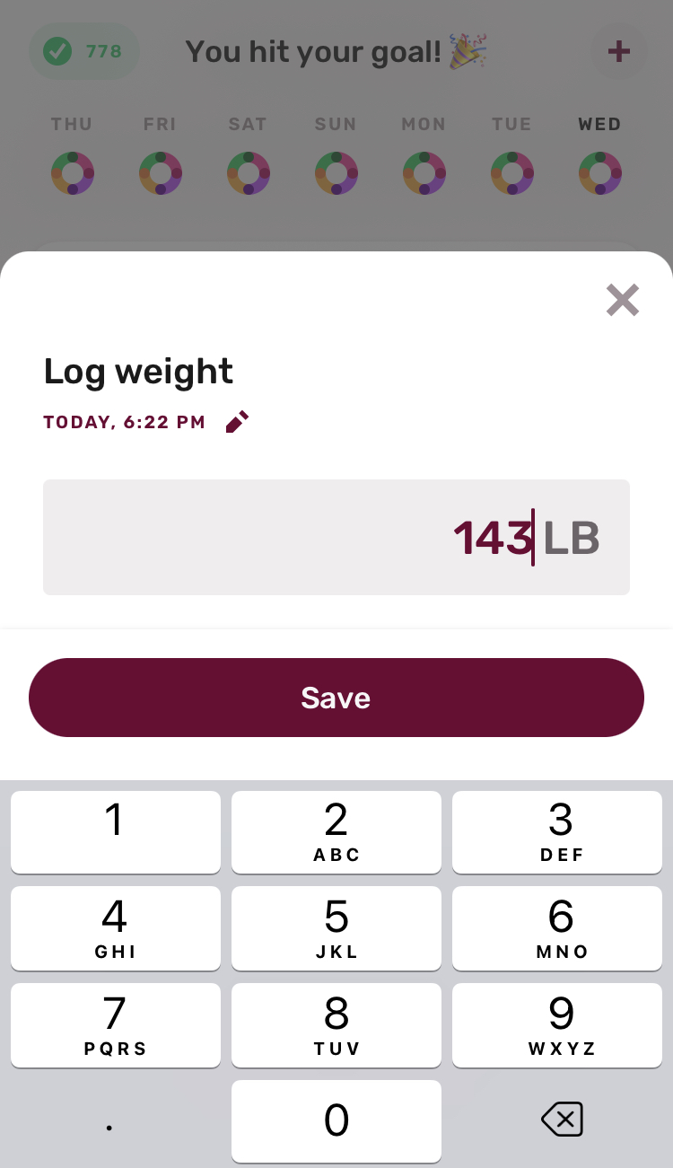 Logging Weight with Zero – Zero Longevity Science
