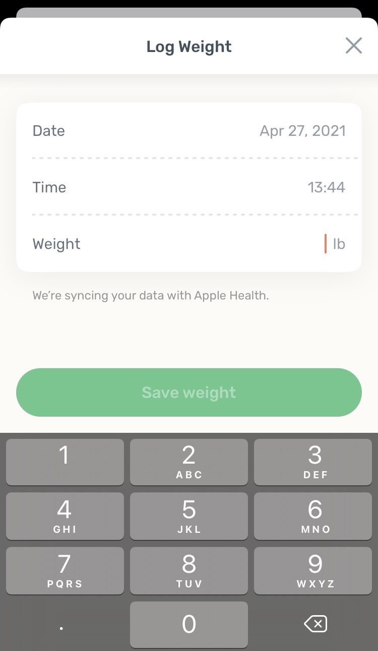 Logging Weight with Zero – Zero Longevity Science